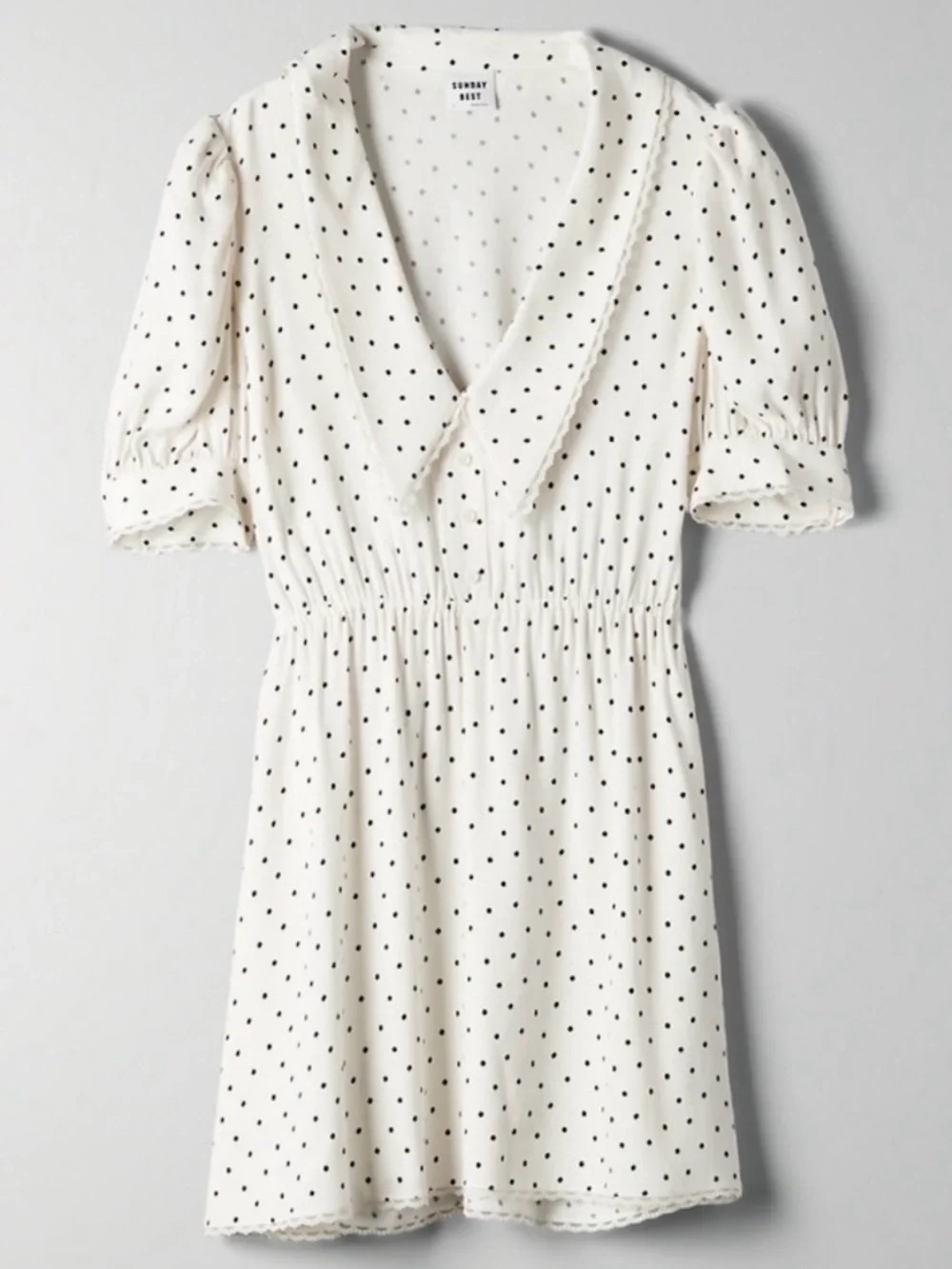 Sunday Best | Dresses | Sunday Best Aritzia Aki Puff Sleeve Polka Dot ...